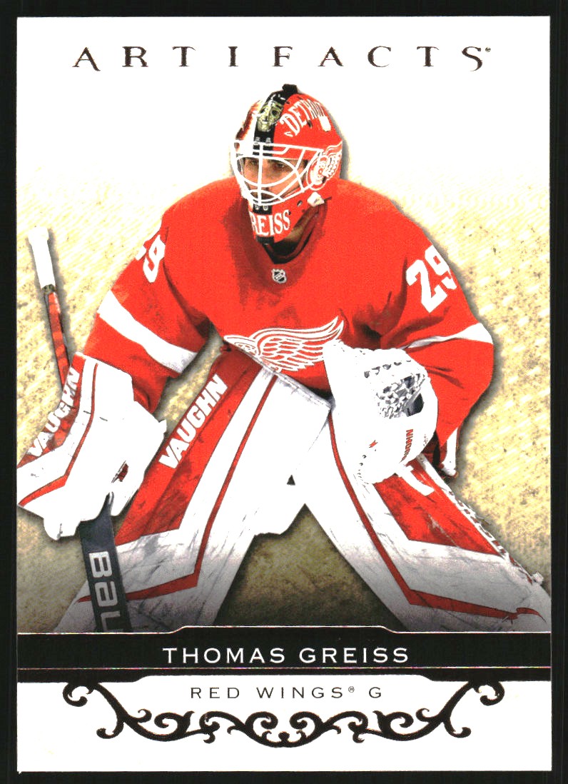 2021-22 Artifacts Rose Gold #43 Thomas Greiss - NM-MT