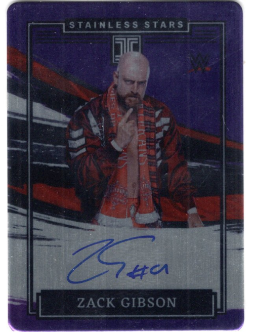 2022 Panini Impeccable WWE Stainless Stars Autographs Purple #SSZGB ...