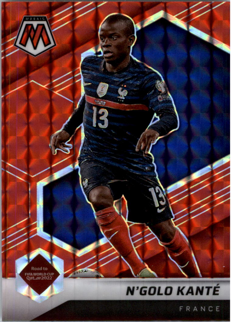 2021-22 Panini Mosaic Road to the FIFA World Cup Qatar Mosaic Red #3 N ...