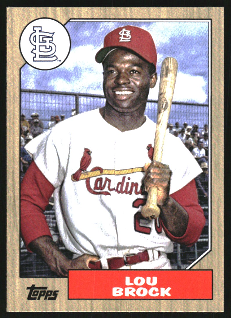 2022 Topps Archives #204 Lou Brock - NM-MT