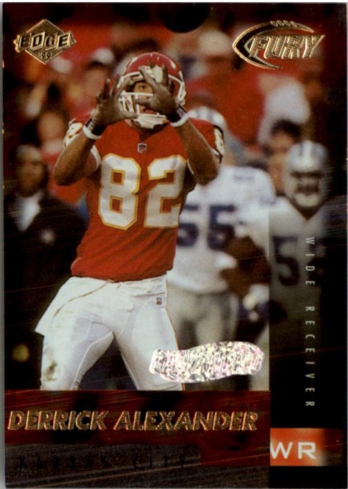 1999 Collector's Edge Fury Galvanized #5 Derrick Alexander - NM-MT