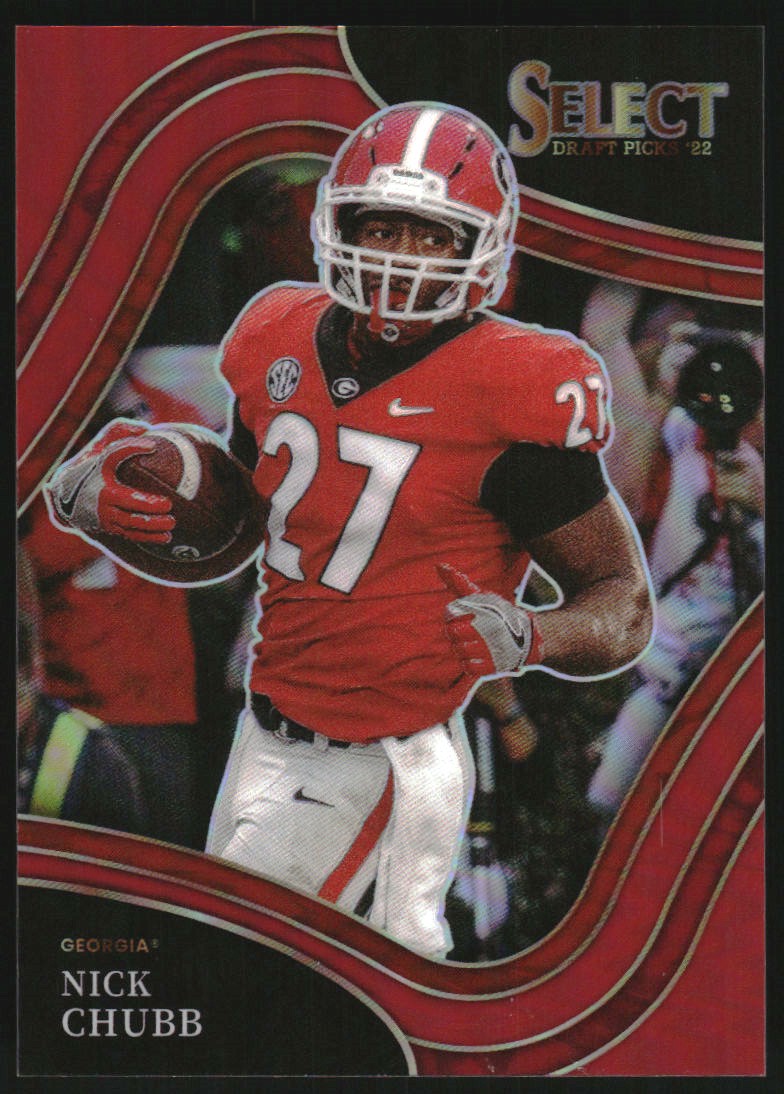 2022 Select Draft Picks Prizms Red #145 Nick Chubb - NM-MT
