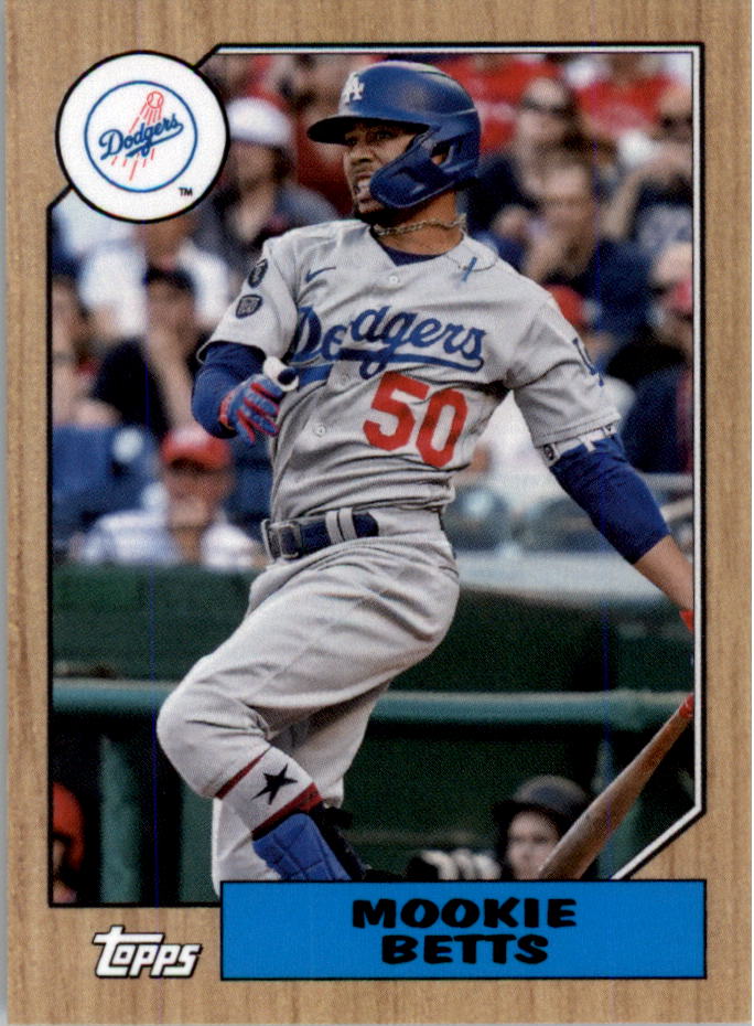 2022 Topps Mini '87 Topps #78B26 Mookie Betts - NM-MT