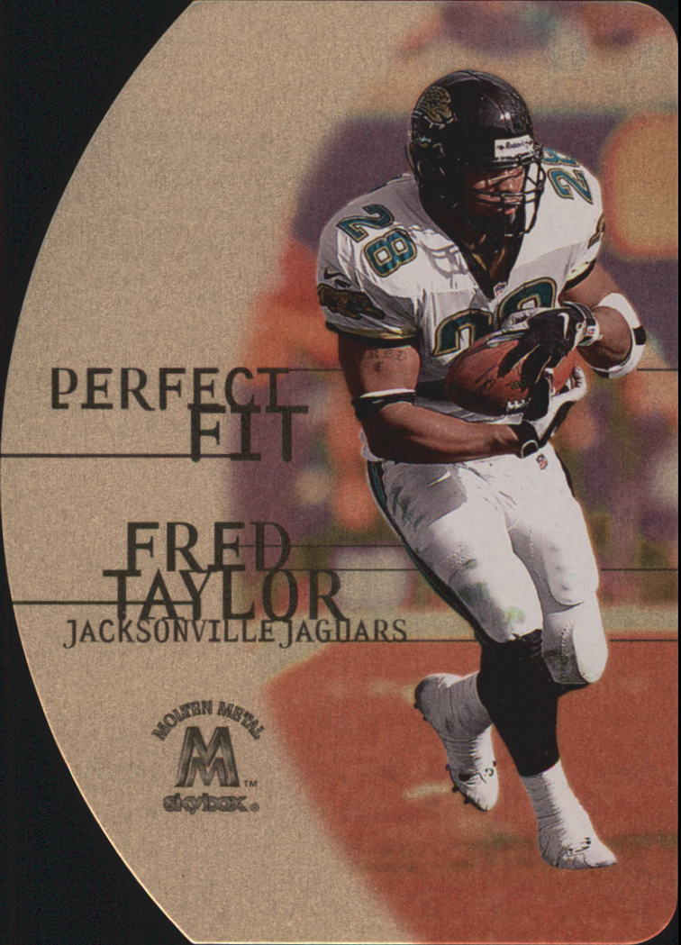 1999 SkyBox Molten Metal Perfect Fit Gold #PF6 Fred Taylor - NM-MT ...