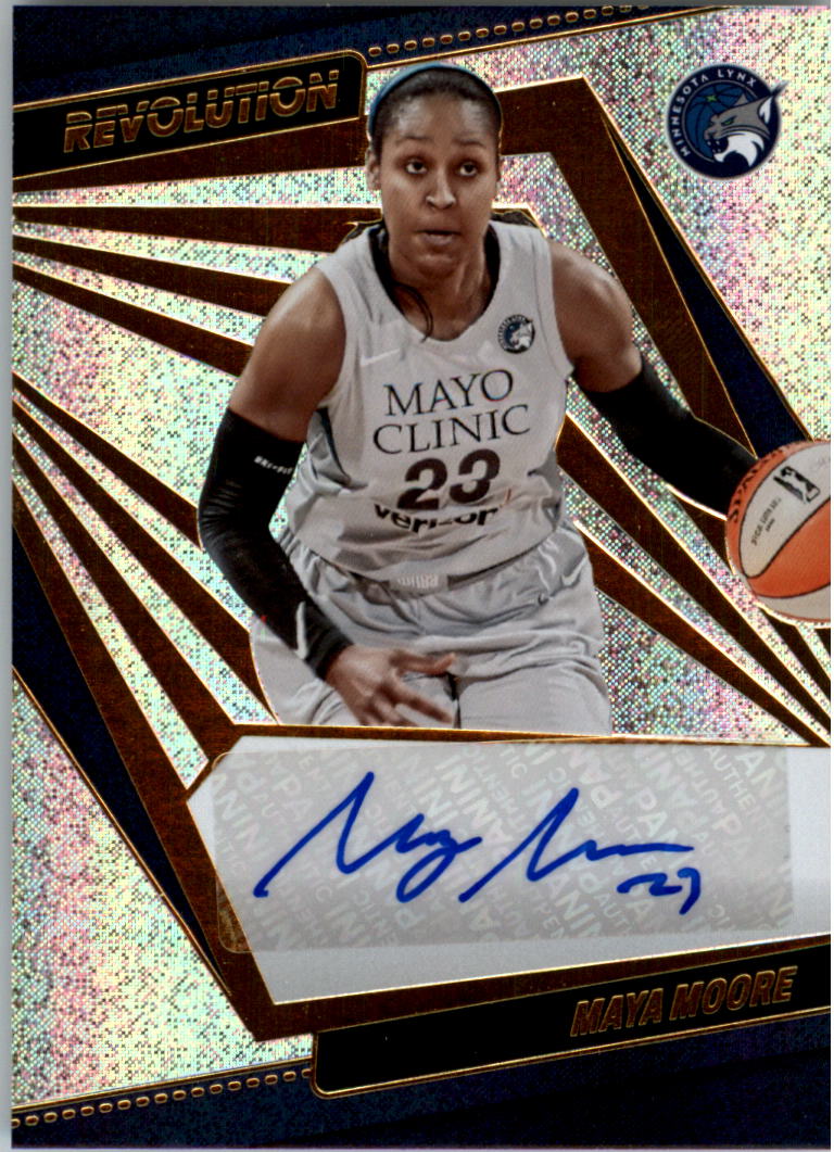 2022 Panini Revolution WNBA Autographs #2 Maya Moore - NM-MT - Triple ...