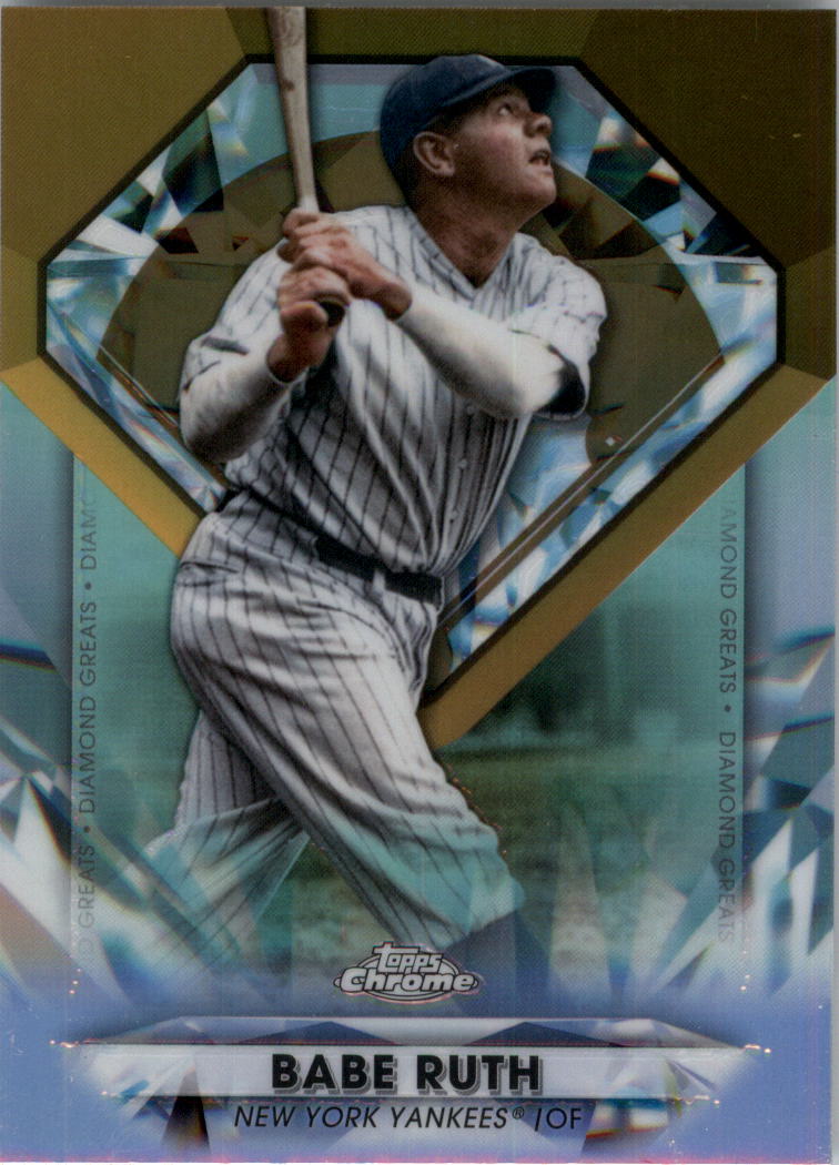 2022 Topps Chrome Update Diamond Greats Die Cuts #DGC19 Babe Ruth - NM-MT