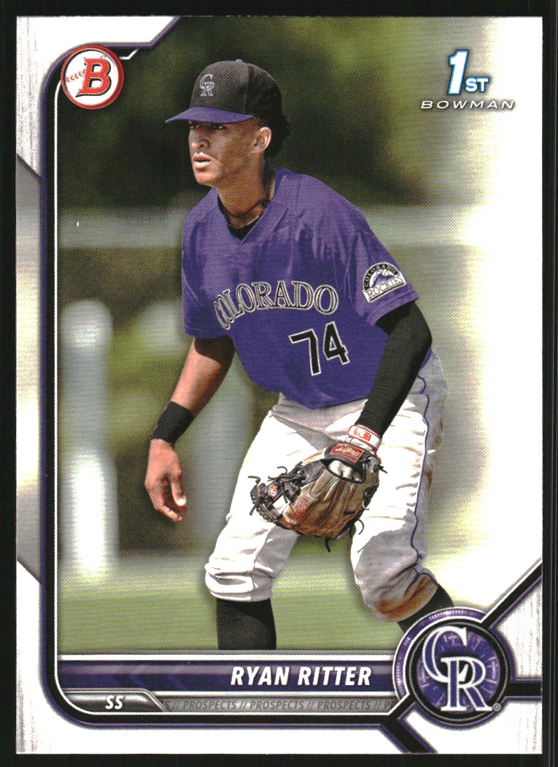 2022 Bowman Draft #BD136 Ryan Ritter - NM-MT