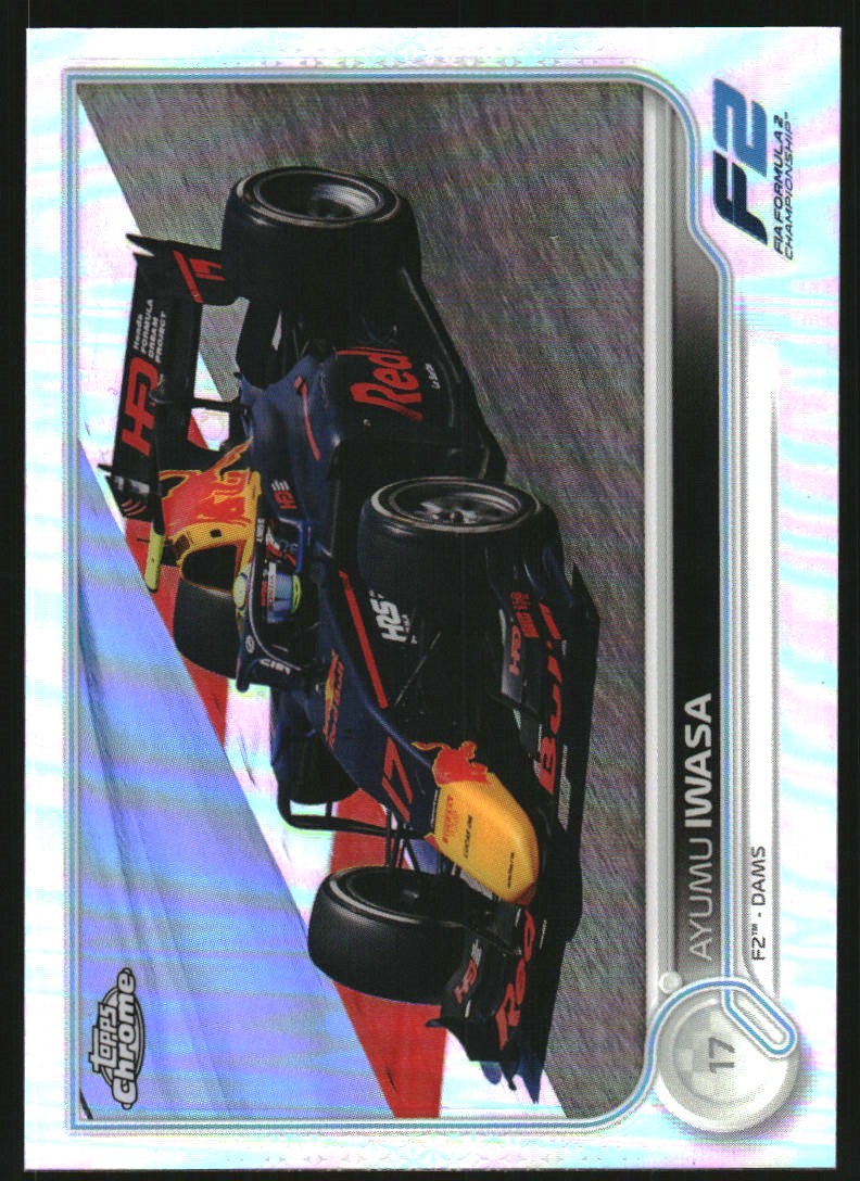 2022 Topps Chrome Formula 1 Refractors #144 Ayumu Iwasa CAR - NM-MT