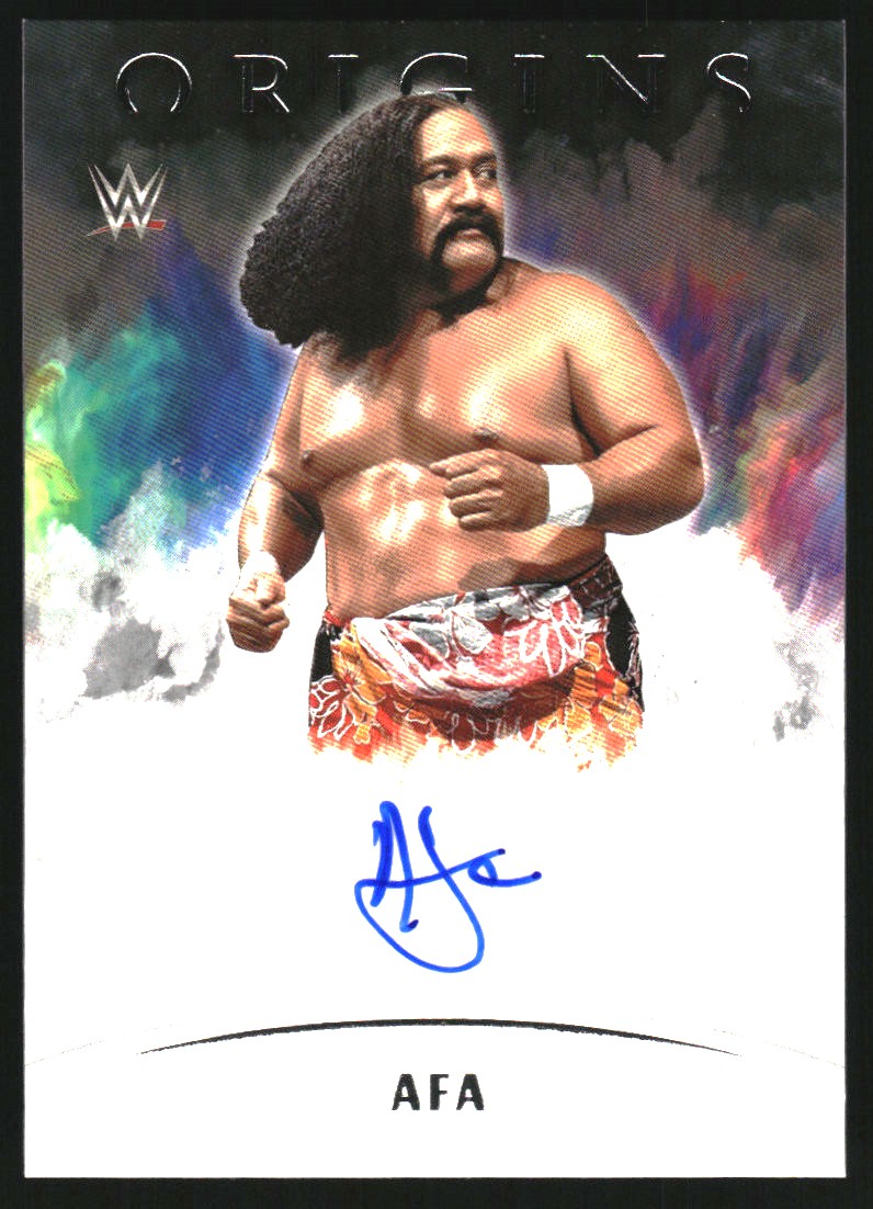 2022 Panini Chronicles WWE Origins Autographs #OAAFA Afa - NM-MT