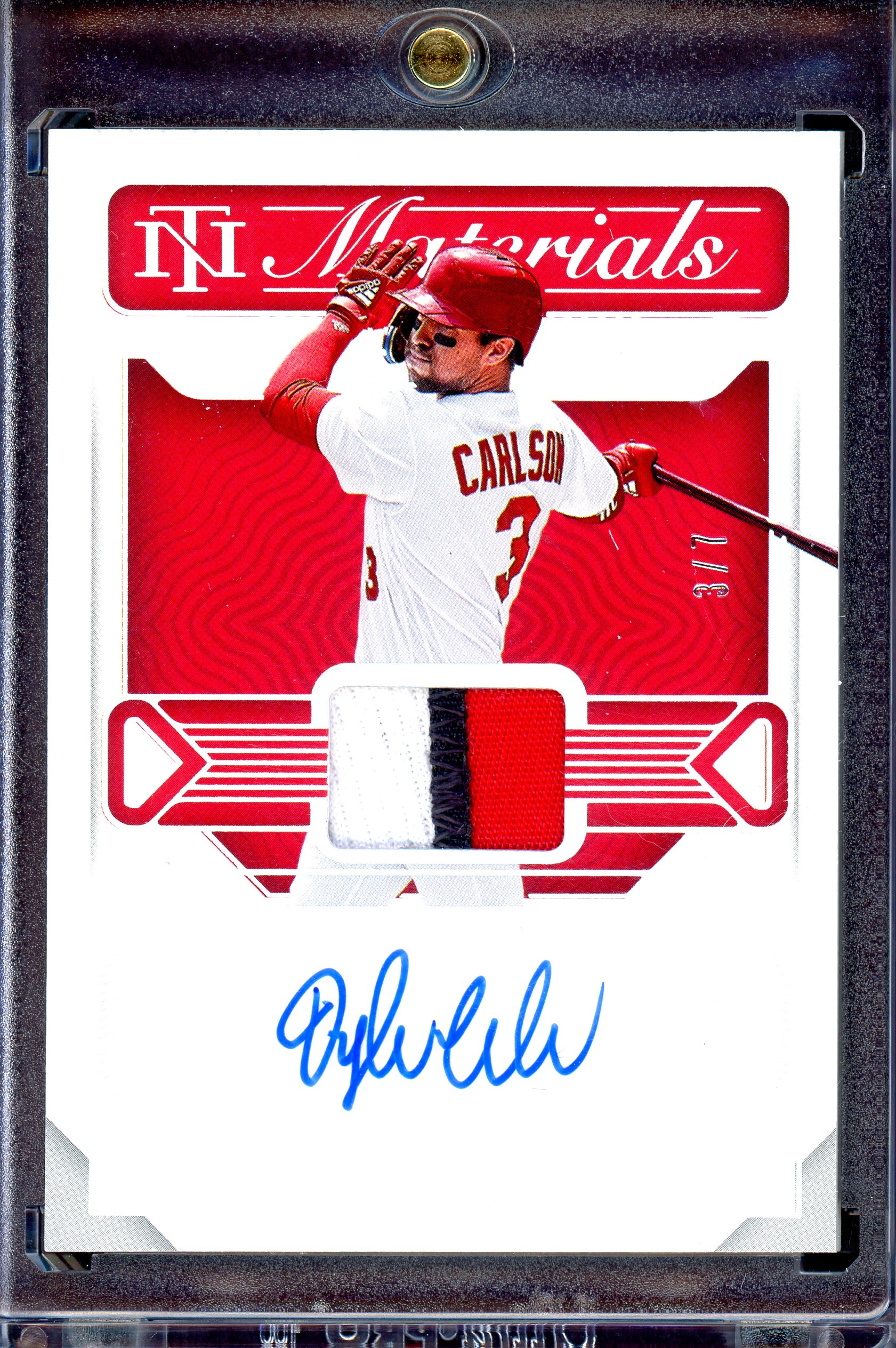 2022 Panini National Treasures NT Material Signatures Holo Silver #50 ...