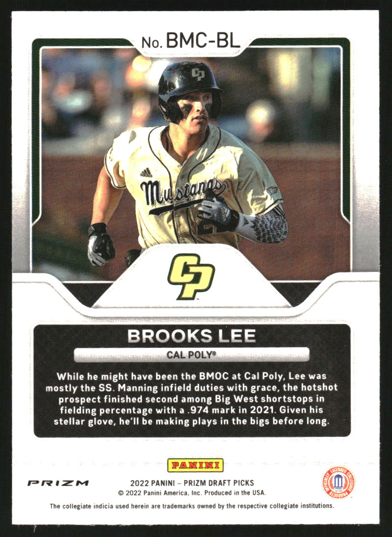 2022 Panini Prizm Draft Picks Big Man on Campus Prizms Silver #1 Brooks ...