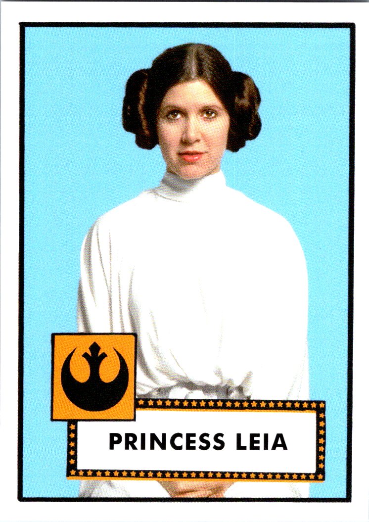 2023 Topps Throwback Thursday Star Wars #1 Princess Leia - NM-MT