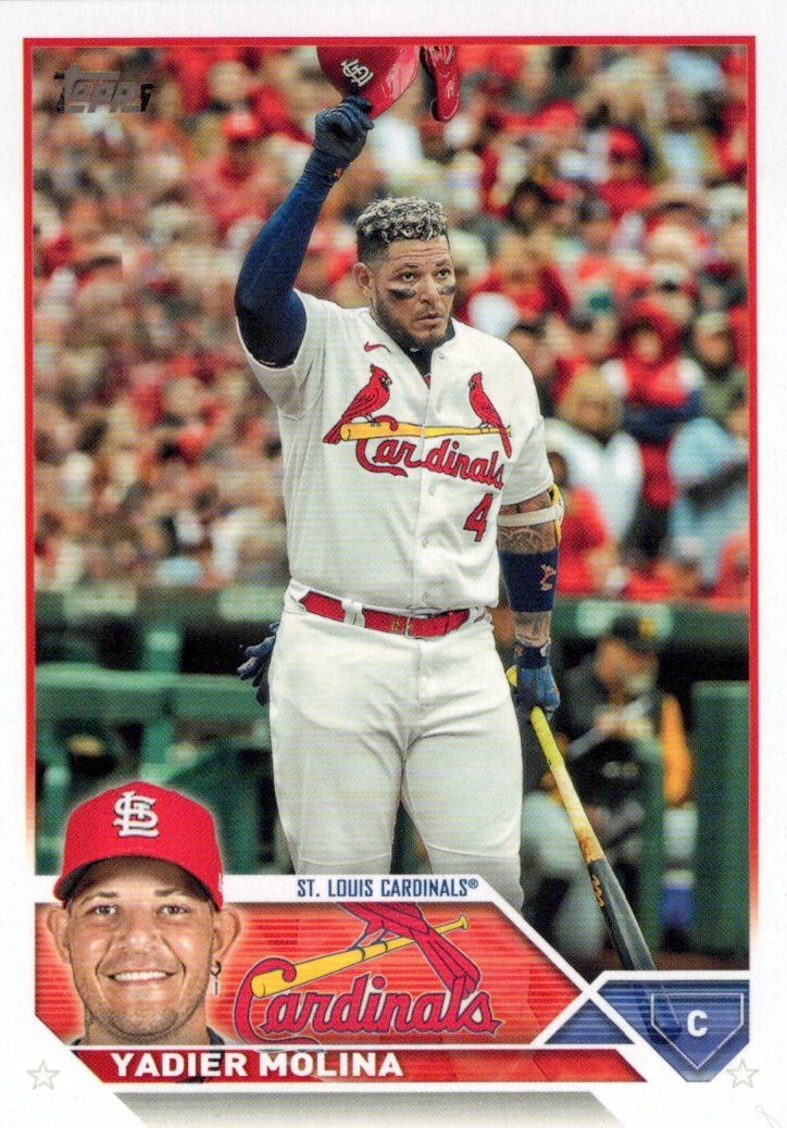 2023 Topps #4 Yadier Molina - NM-MT