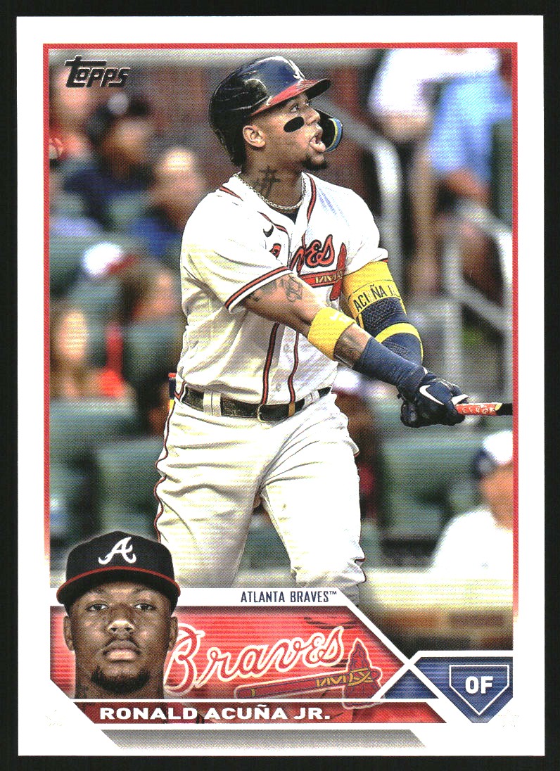 2023 Topps Advanced Stats #150 Ronald Acuna Jr. - NM-MT