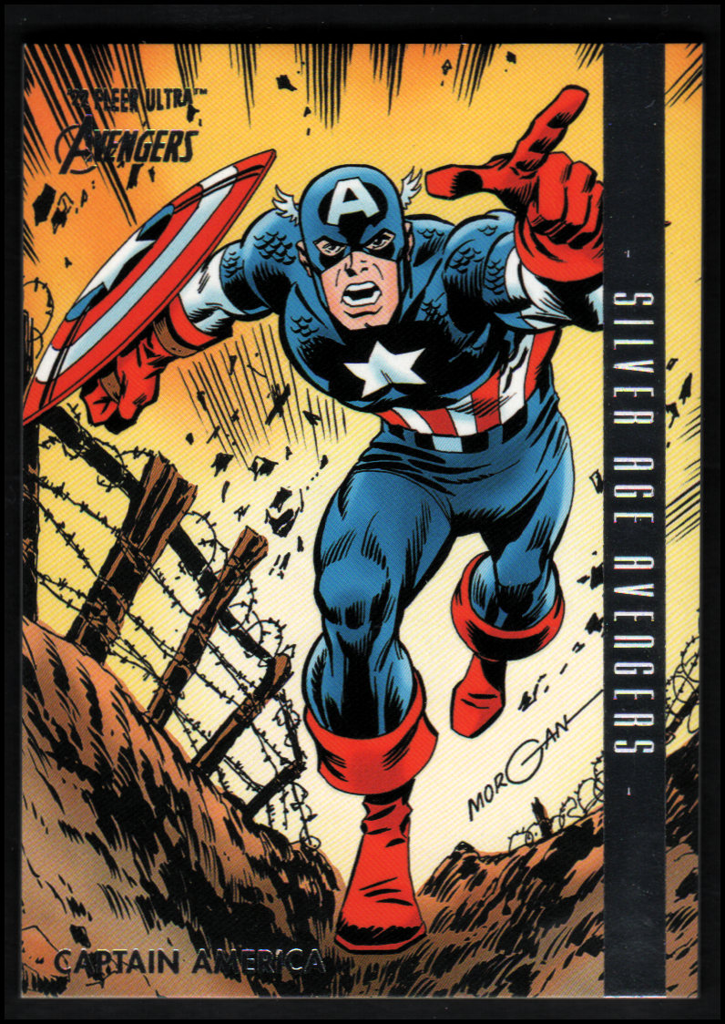 2022 Fleer Ultra Avengers #103 Captain America SP - NM-MT - Diamonds in ...