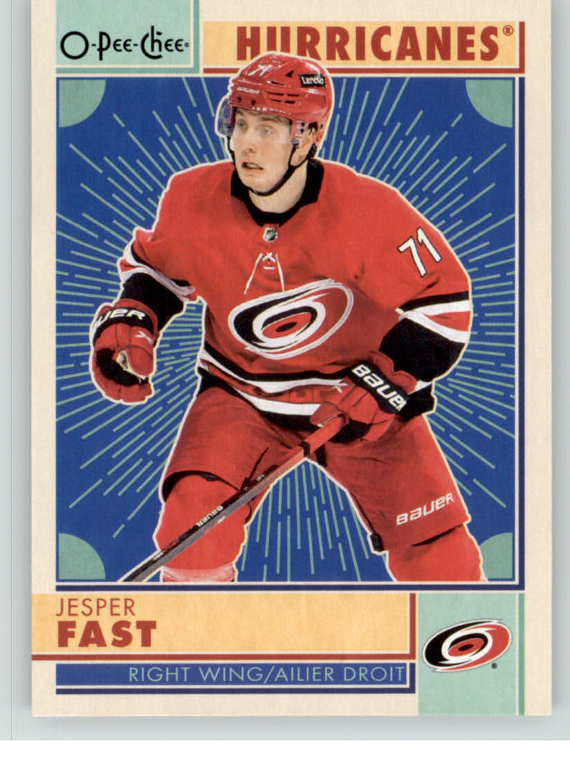 2022-23 O-Pee-Chee Retro Blank Backs #325 Jesper Fast - NM-MT - Card ...