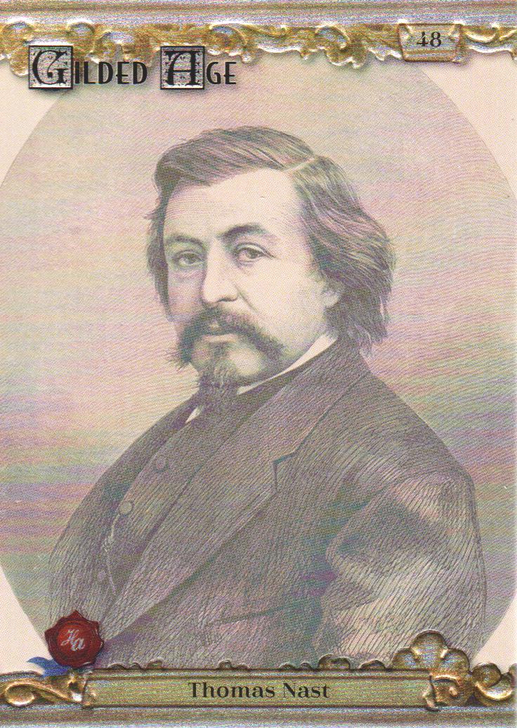 2023 Historic Autographs The Gilded Age Aurora #48 Thomas Nast - #'d 13/25 - NM-MT ...
