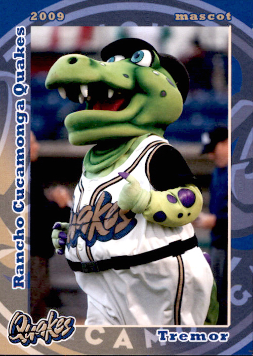 2009 Rancho Cucamonga Quakes Grandstand #NNO Mascot Tremor - NM