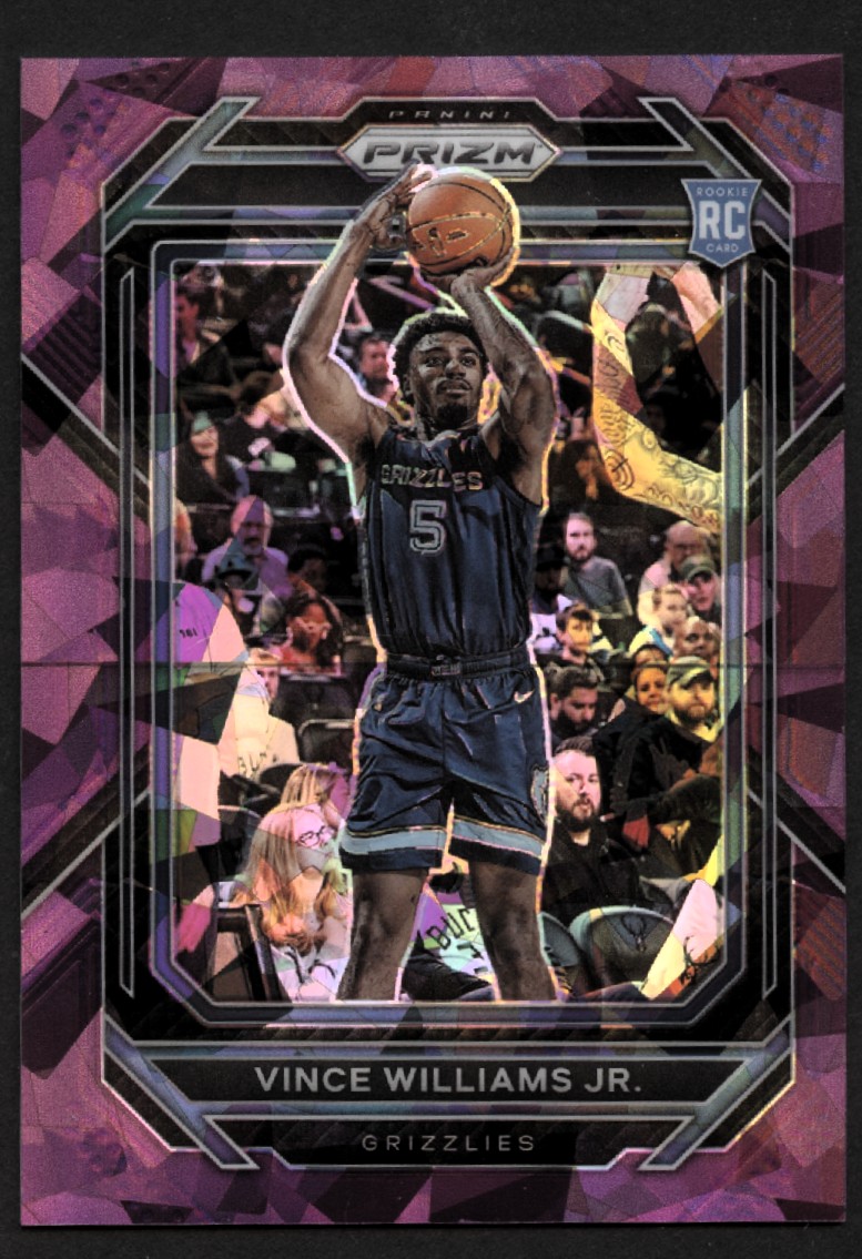 2022-23 Panini Prizm Prizms Purple Ice #255 Vince Williams Jr. - 099/ ...