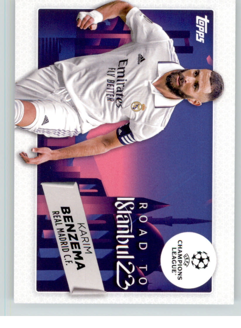 2022-23 Topps UEFA Club Competitions Road to the Final #RF10 Karim ...