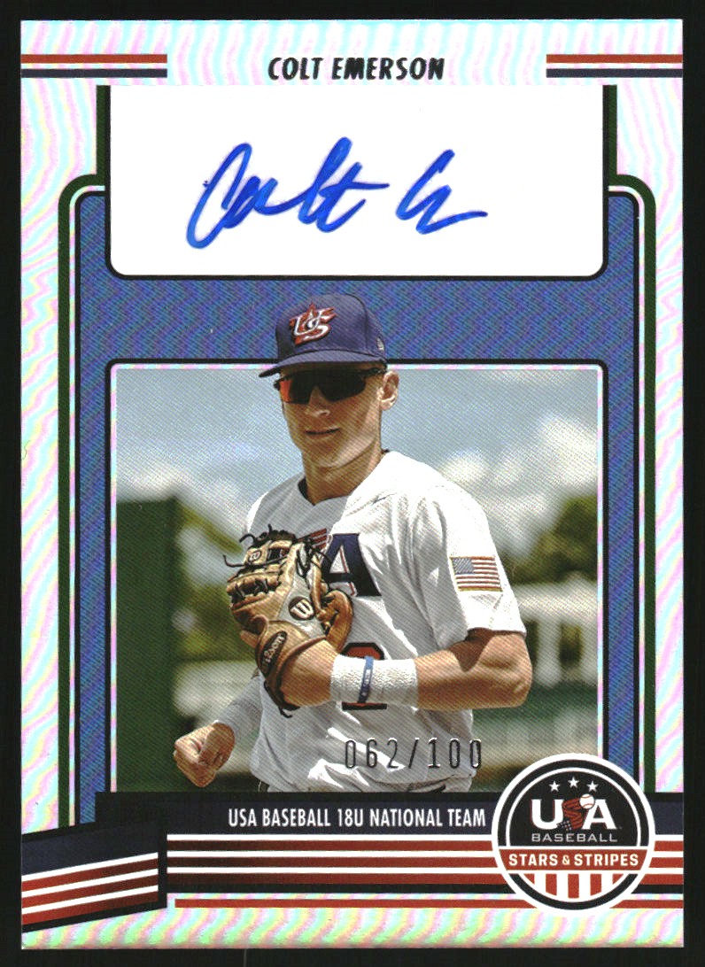 2023 USA Baseball Stars and Stripes 18U National Team Signatures Holo ...