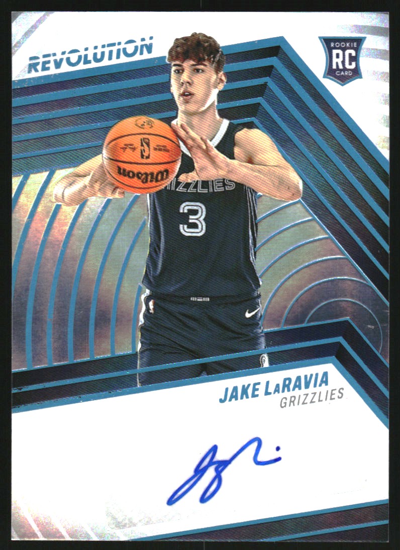 2022-23 Panini Revolution Rookie Autographs Infinite #16 Jake LaRavia ...