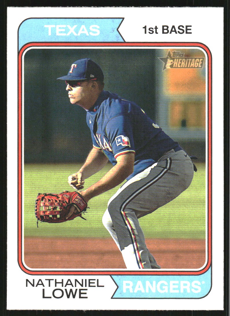2023 Topps Heritage #104 Nathaniel Lowe - NM-MT