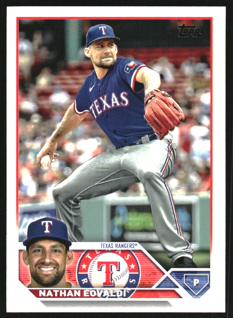 2023 Topps #341 Nathan Eovaldi - NM-MT