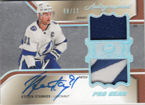 2019-20 The Cup Pro Gear Relic Autographs #APGSS Steven Stamkos ...