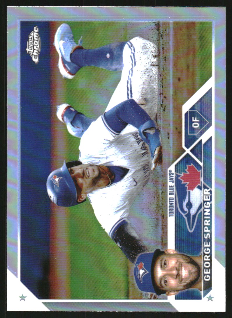 2023 Topps Chrome Refractors #134 George Springer - NM-MT