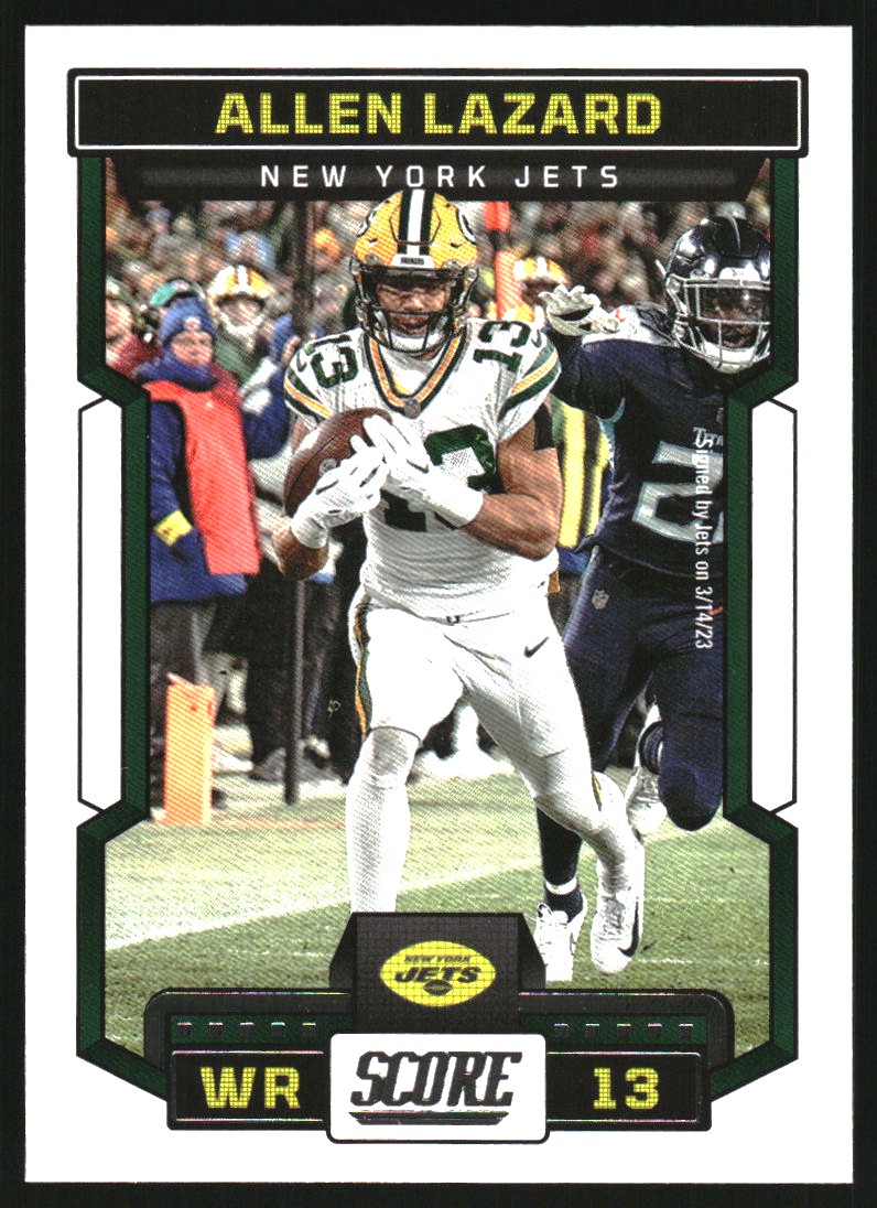 2023 Score #94 Allen Lazard - NM-MT