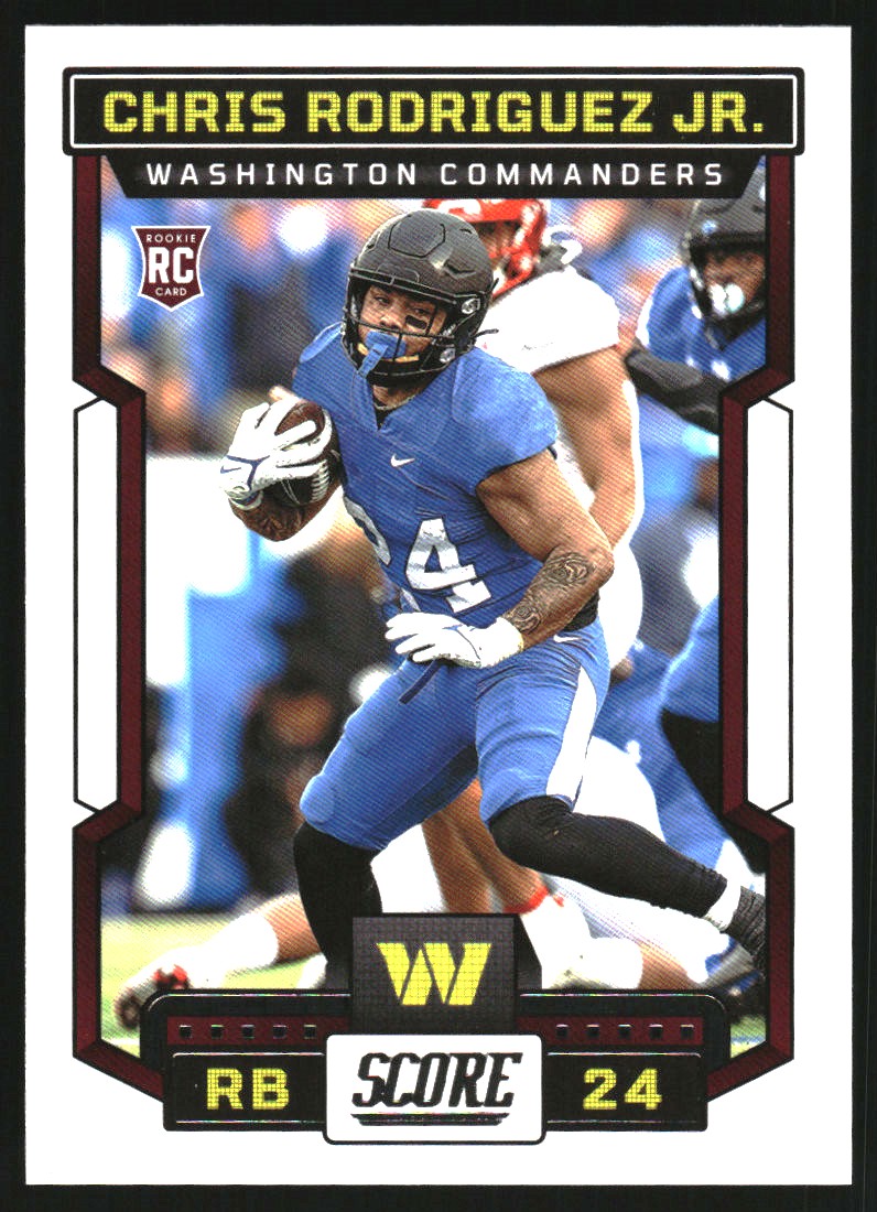 2023 Score #330 Chris Rodriguez Jr. RC - NM-MT