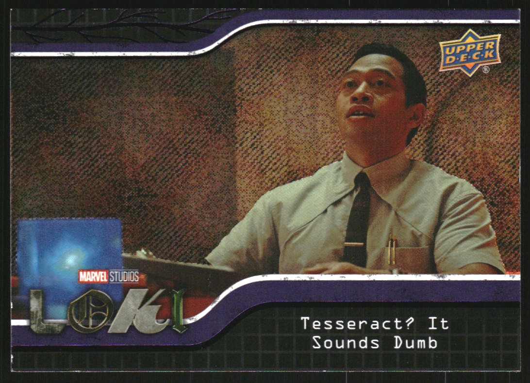 2023 Upper Deck Loki Season 1 Purple #3 Tesseract? It Sounds Dumb - NM-MT