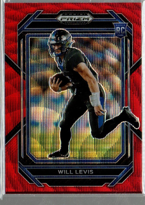 2023 Panini Prizm Draft Picks Prizms Ruby Wave #103 Will Levis - NM-MT