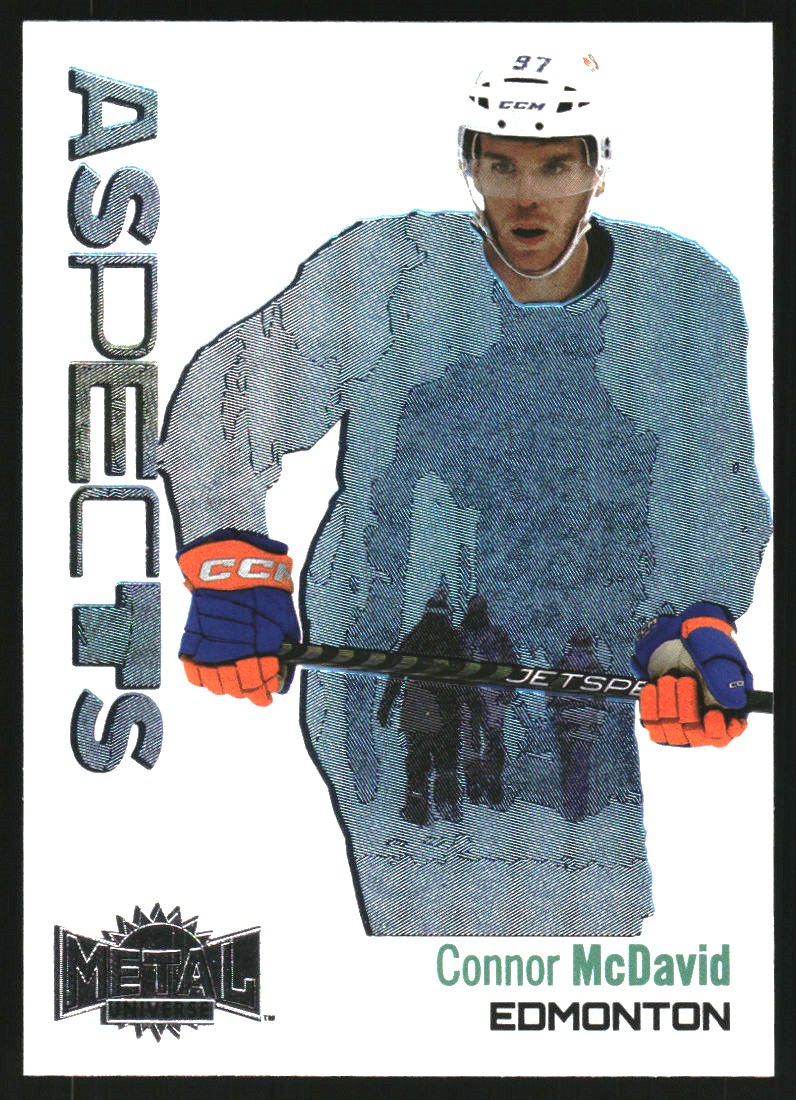 2022-23 Metal Universe Aspects #A18 Connor McDavid - NM-MT