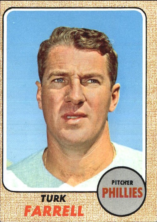 1968 Topps #217 Turk Farrell Phillies VG-EX G63543 - VG-EX