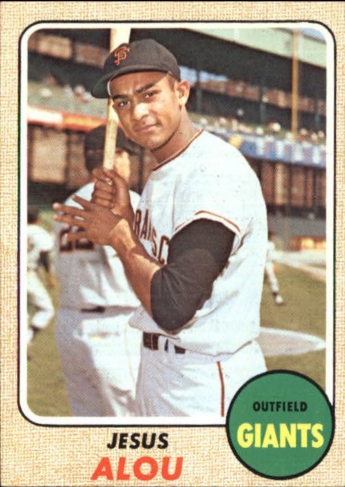 1968 Topps #452 Jesus Alou Giants EX G63644 - EX