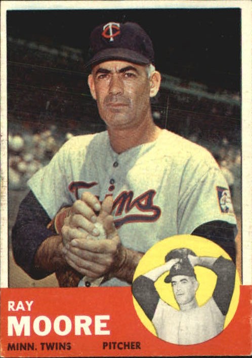 1963 Topps #26 Ray Moore Twins EX G66141 - EX