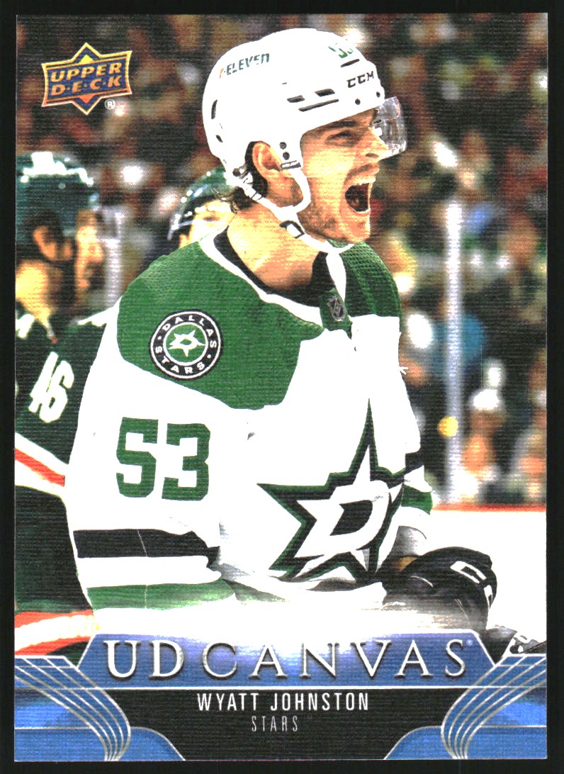 2023-24 Upper Deck UD Canvas #C24 Wyatt Johnston - NM-MT - Burbank ...