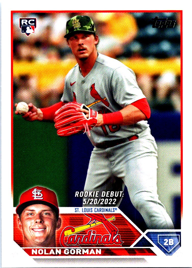 2023 Topps Update #US212 Nolan Gorman - NM-MT