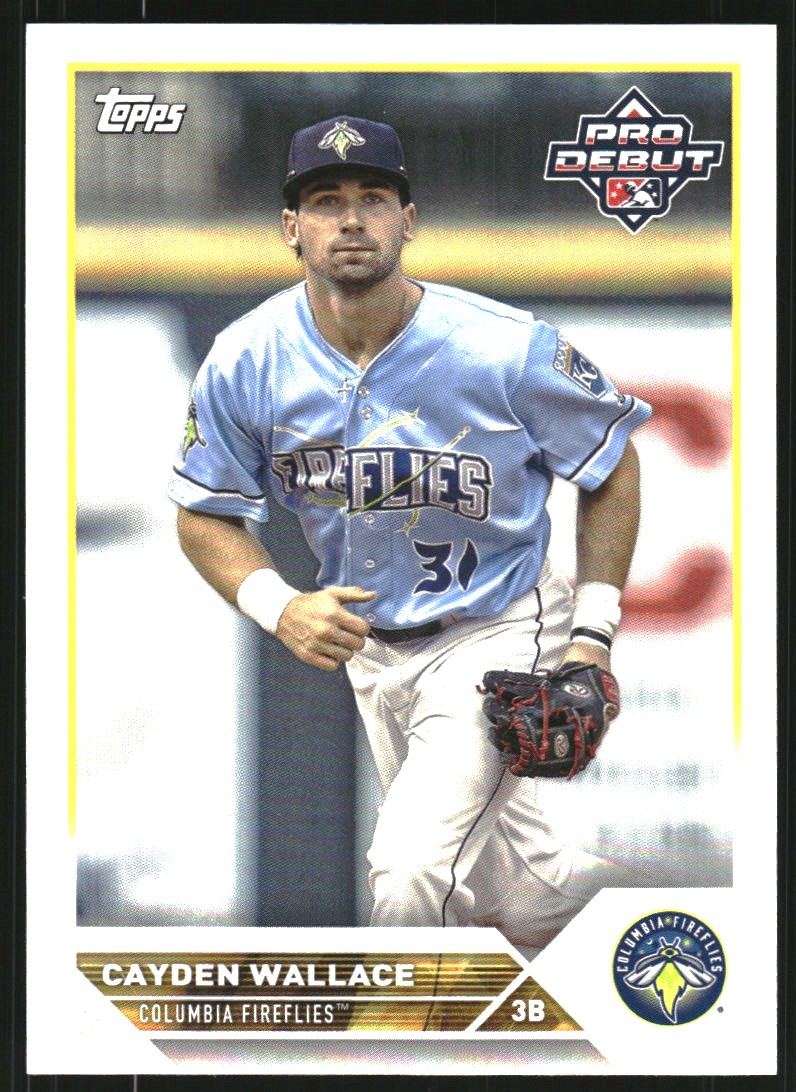 2023 Topps Pro Debut #PD133 Cayden Wallace - NM-MT - Burbank ...