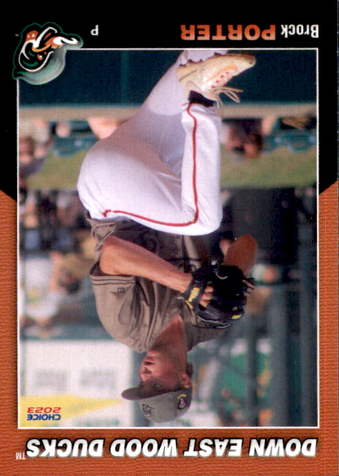 2023 Down East Wood Ducks Choice #14 Brock Porter - NM