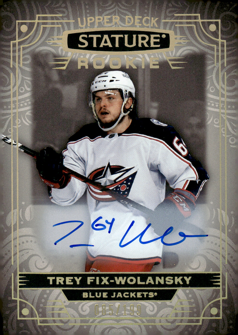 2022-23 Upper Deck Stature Autographs #168 Trey Fix-Wolansky/199 - NM ...