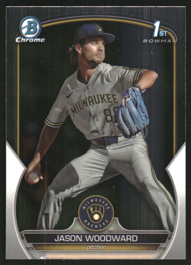 2023 Bowman Chrome Draft #BDC97 Jason Woodward - NM-MT