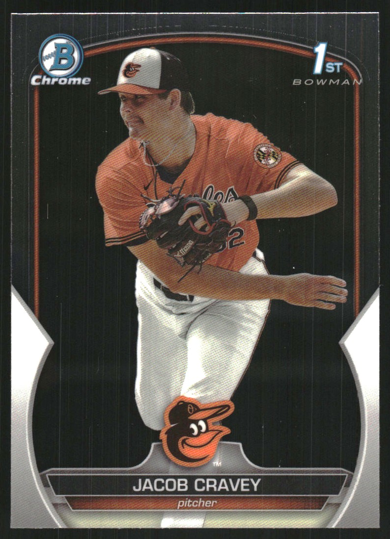 2023 Bowman Chrome Draft #BDC189 Jacob Cravey - NM-MT
