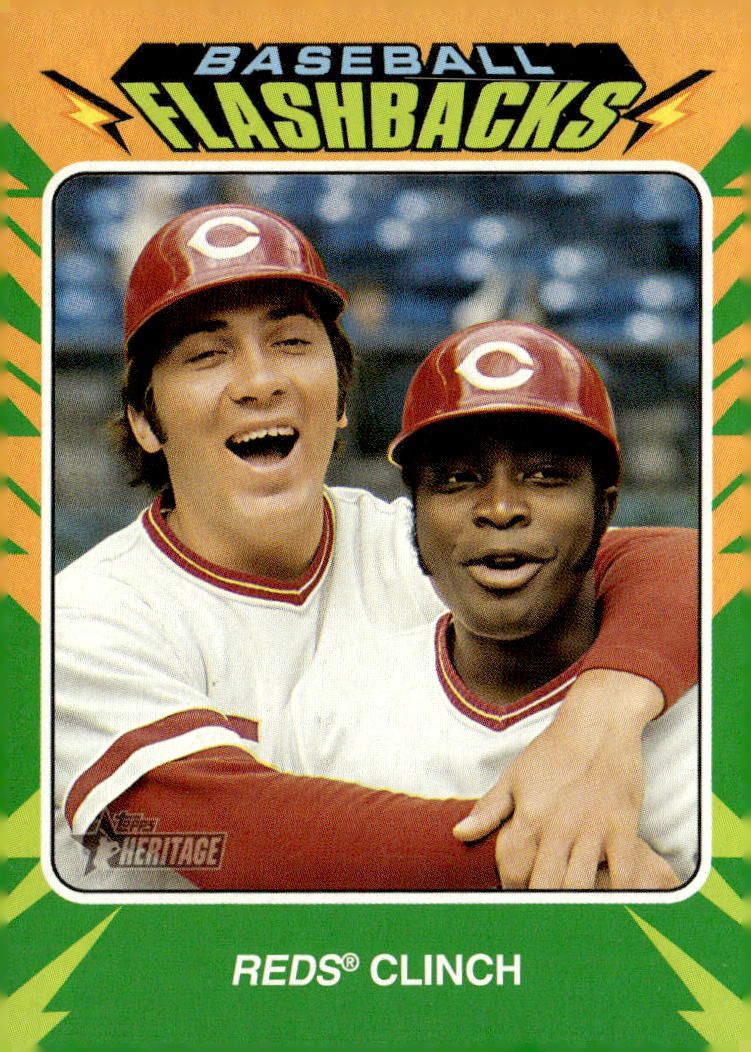 2024 Topps Heritage Baseball Flashbacks #BF11 Cincinnati Reds - NM-MT