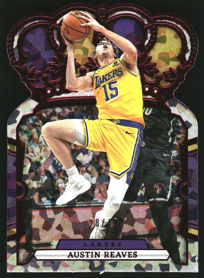 2023-24 Crown Royale Crystal Red #63 Austin Reaves - NM-MT