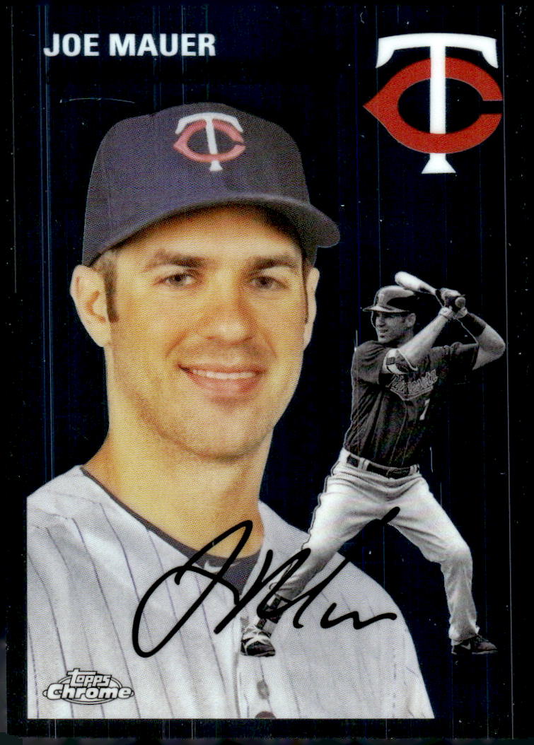 2023 Topps Chrome Platinum Anniversary #429 Joe Mauer - NM-MT