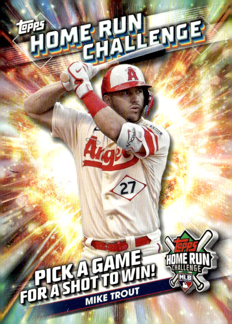 2024 Topps Home Run Challenge Code Cards Series 2 #HRC2 Mike Trout - NM-MT