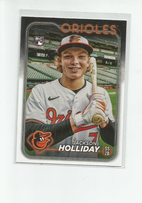 2024 Topps Base Set Photo Variations #697B Jackson Holliday/Fun Face ...